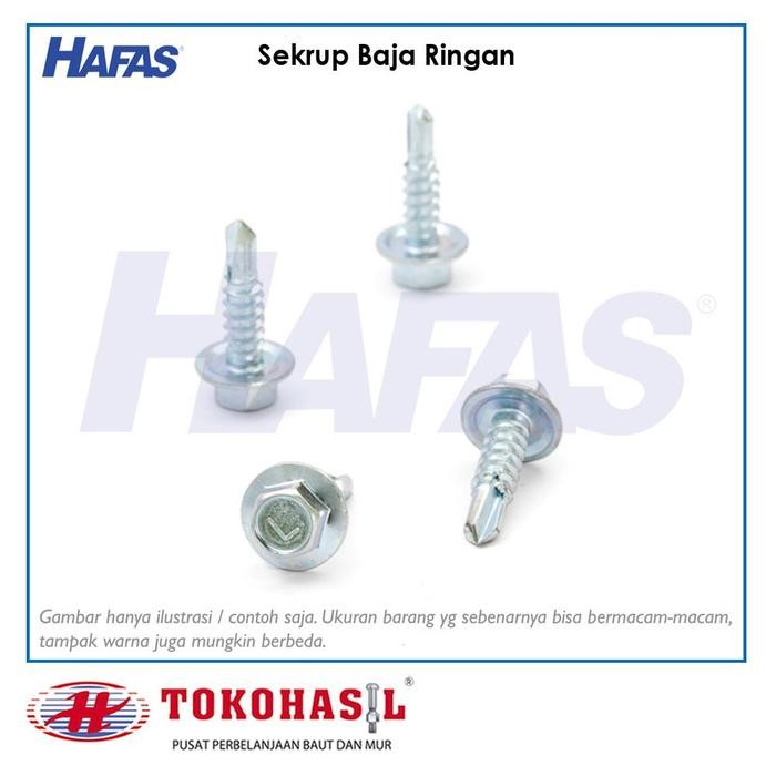 Jual LncrMrt- Hwh Self Drilling Screw #10 X 3/4 - 16T (Sekrup Baja ...