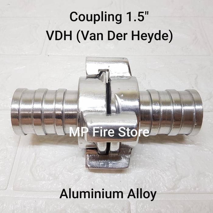 Jual Promo Fire Hose Coupling Vdh 1.5 In Aluminium Van Der Heyde Selang ...