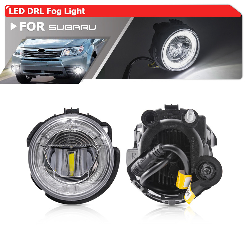 Jual For Subaru Forester 09-13 Impreza WRX STI 08-10 DRL Halo Guide Led ...
