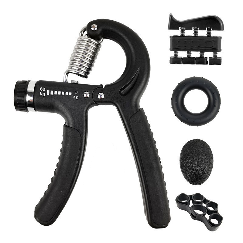 Jual IMPORT 5-60kg Adjustable Hand Grip Strengthener Hand Gripper ...