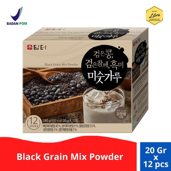 Jual ORIGINAL! Misugaru Damtuh Black Grain Mix Powder 20 Gr x 12 pcs ...
