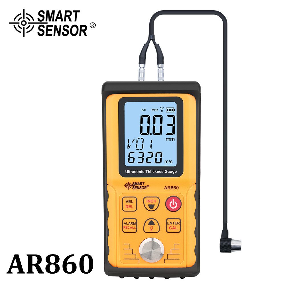 Jual NEW Ultrasonic Thickness Gauge Digital Sheet Metal Thickness ...