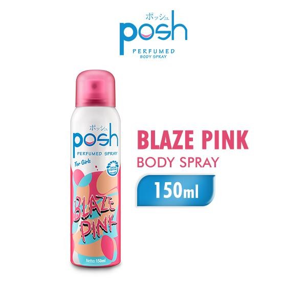 Jual Pilihan- Posh Body Spray Blaze Pink Botol 150Ml | Shopee Indonesia