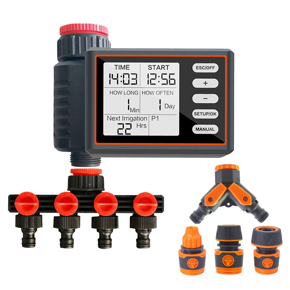 Jual Automatic Water Timer Programmable Sprinkler Controller with LCD ...