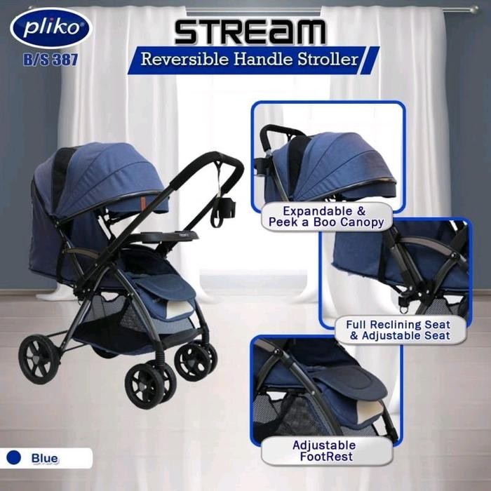 Jual riml- Stroller Pliko Stream 387 / Pliko Stream R 397R Kereta ...