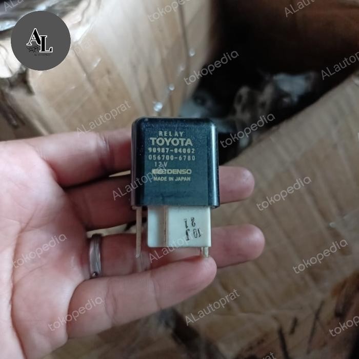 Jual relay Toyota kaki 5 fan motor 12 v 90987-04002 copotan original ...