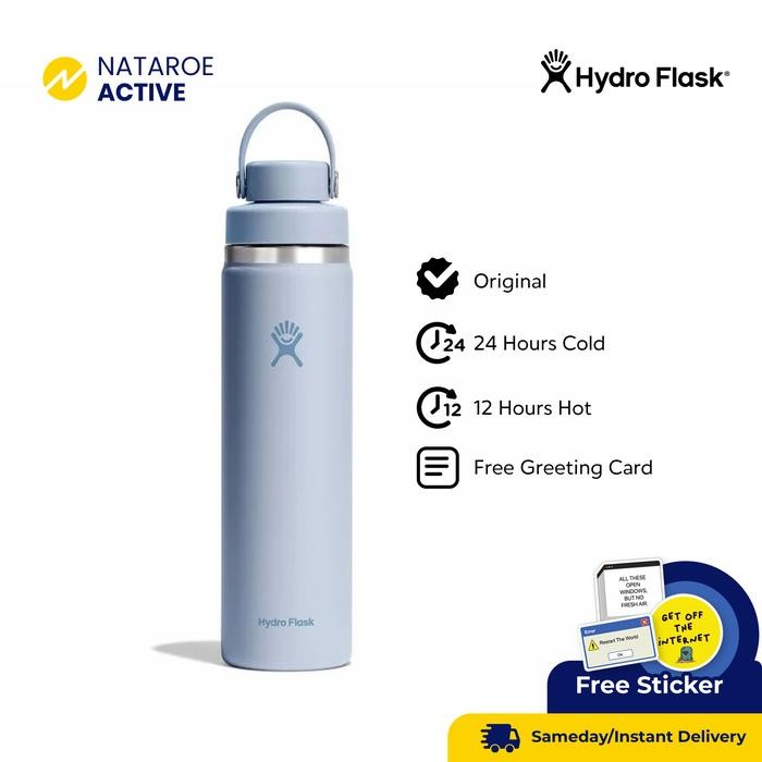 Jual Hydro Flask Wide Flex Chug Cap 24oz - Surf | Shopee Indonesia