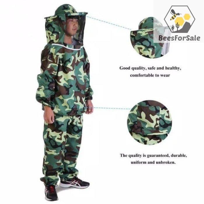 Jual Pilihan- Baju Anti Lebah - Jaket Anti Lebah - Fullbody Loreng ...
