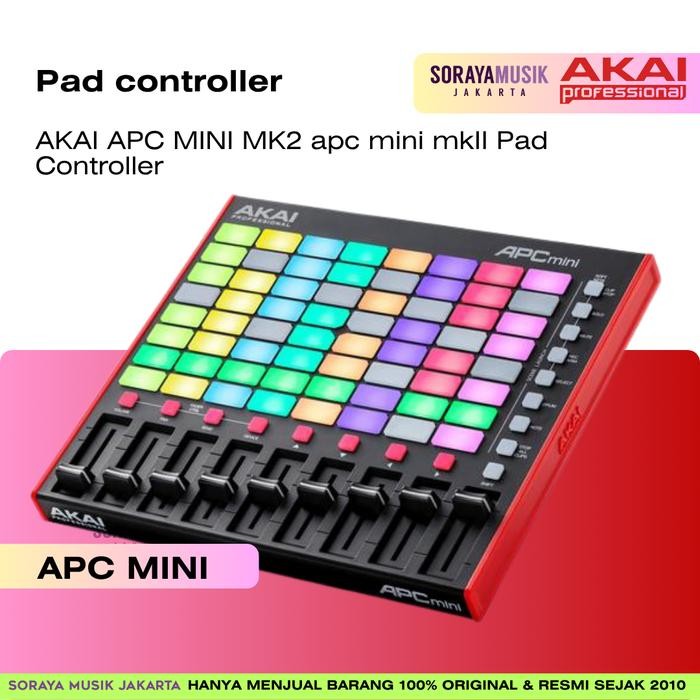 Jual AKAI APC MINI MK2 apc mini mkII Pad Controller Garansi Resmi ...