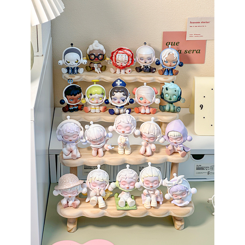 Jual 2/3 Layers Blind Box Storage Display Rack PopMart Figure Display ...