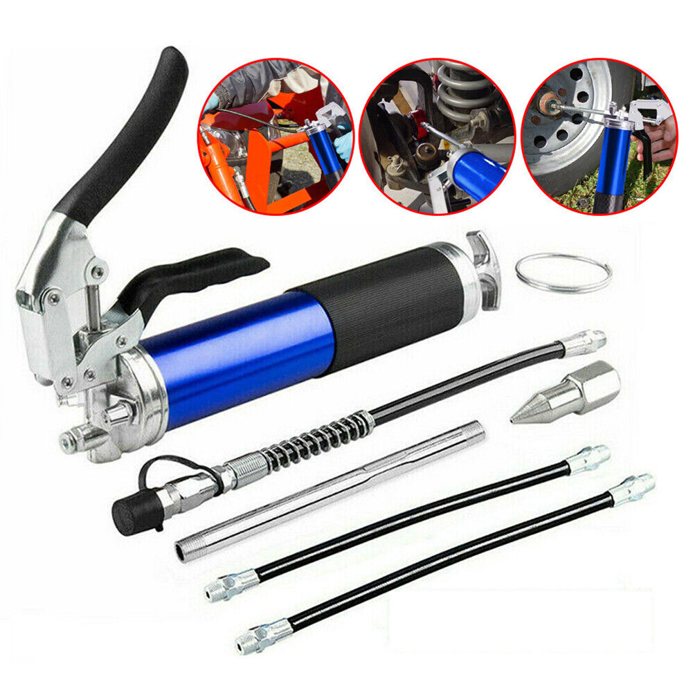 Jual NEW Manual Pistol Grip Grease Gun Set 7000PSI High-pressure Pump ...