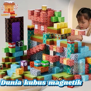 Jual Lucky Cabin Mainan Block Minicraft 3D Puzzle Susun Edukasi My ...