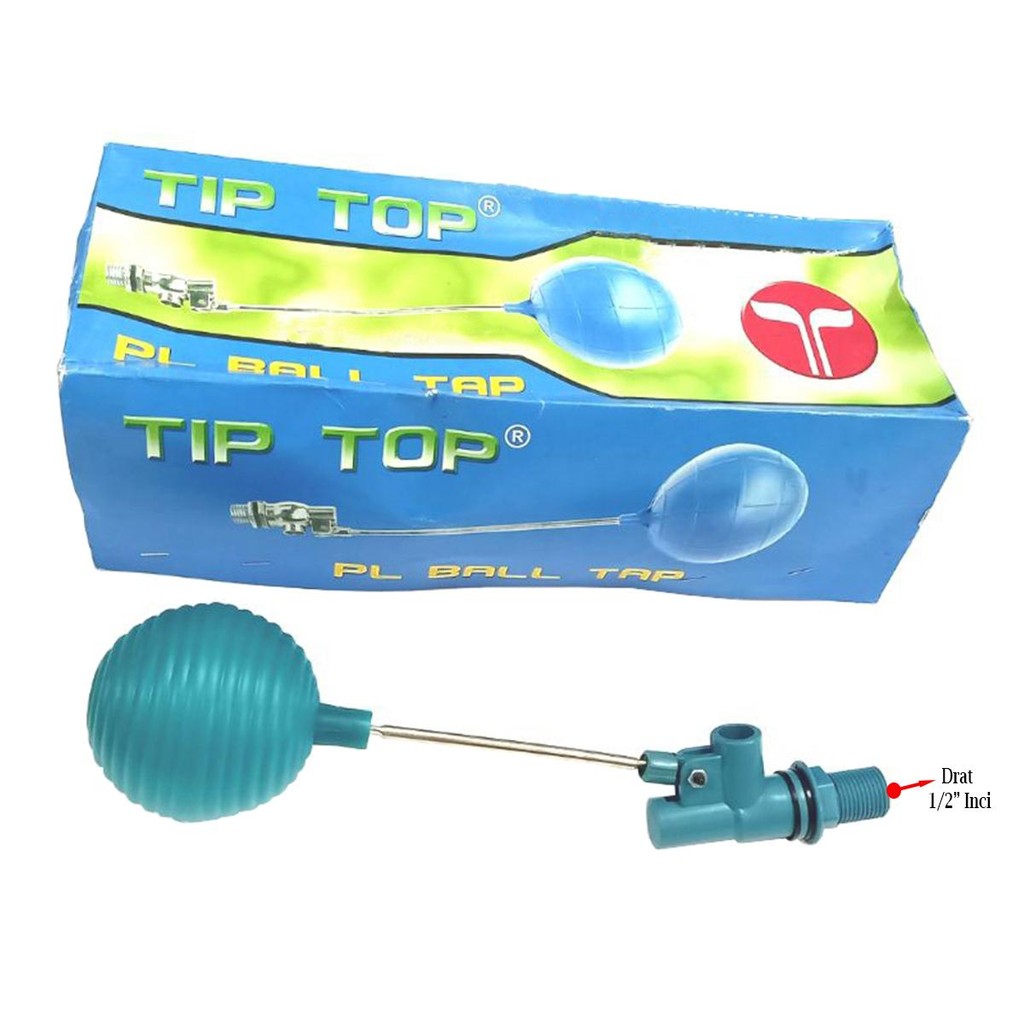 Jual Pelampung Bola / Kran Pelampung TipTop 1/2" Inch Kran Air Otomatis ...