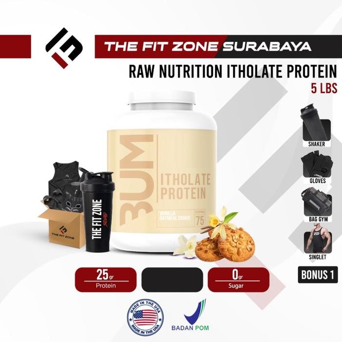Jual ORIGINAL !! RAW CBUM BUM Itholate 5 Lbs Whey Protein Isolate ...