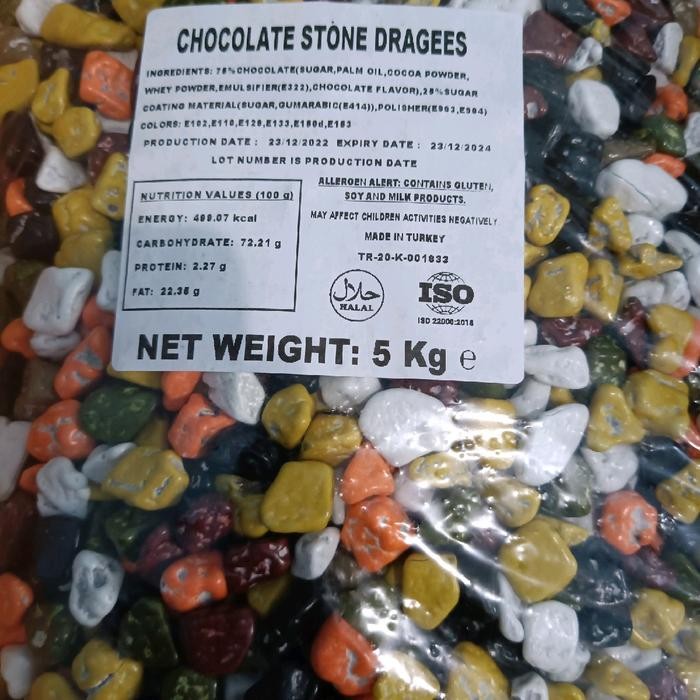 Jual ORIGINAL! Coklat Kerikil Turkiye Kemasan 1Kg Cemilan Chocolate ...
