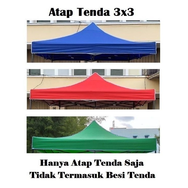 Jual Terpal Atap Tenda Lipat 3x3 - Merah 420D | Shopee Indonesia