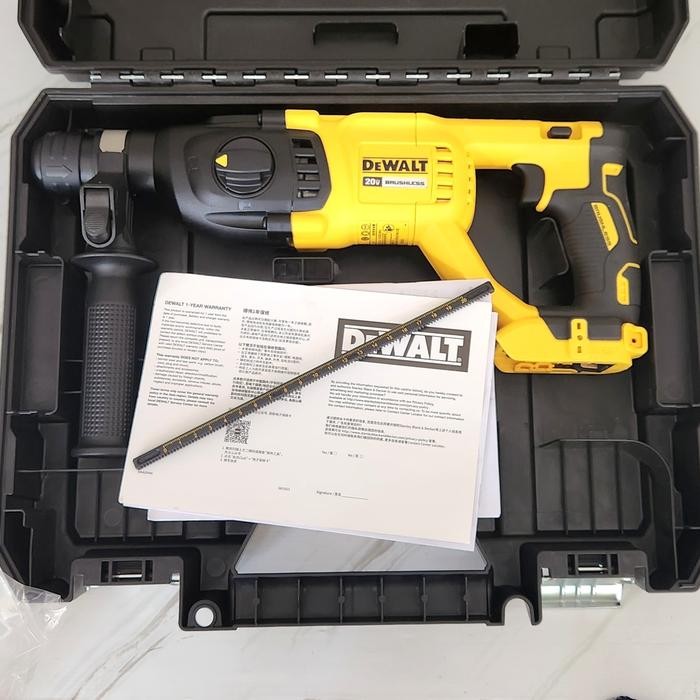 Jual DEWALT DCH133NT DCH133 20V XR BRUSHLESS ROTARY HAMMER D- HANDLE ...