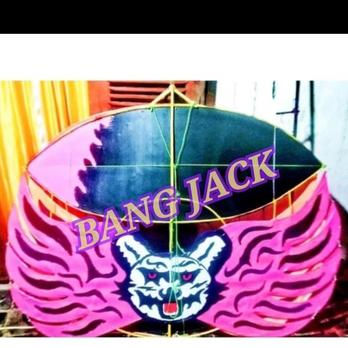Jual layangan ram-raman full fiber 1 meter full set sendaren | Shopee ...