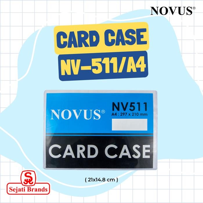 Jual ktw6- Novus Card Case A4 Nv-511 (297 X 210 Mm) | Shopee Indonesia