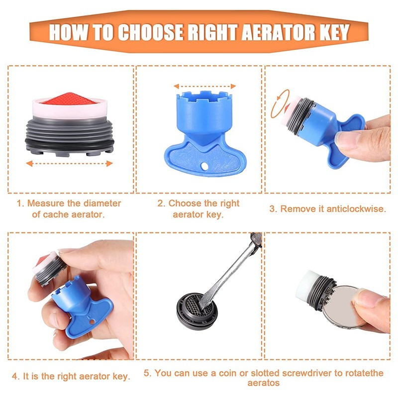 Jual 12 Pieces Faucet Aerator For Cache Aerators And 5 Pieces Cache ...