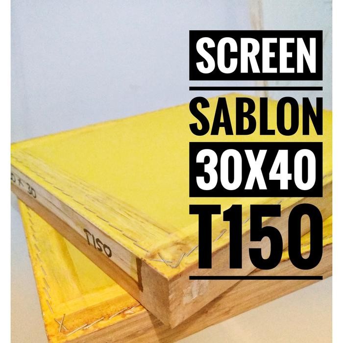 Jual Pilihan- Screen Sablon 30X40 T150 | Shopee Indonesia