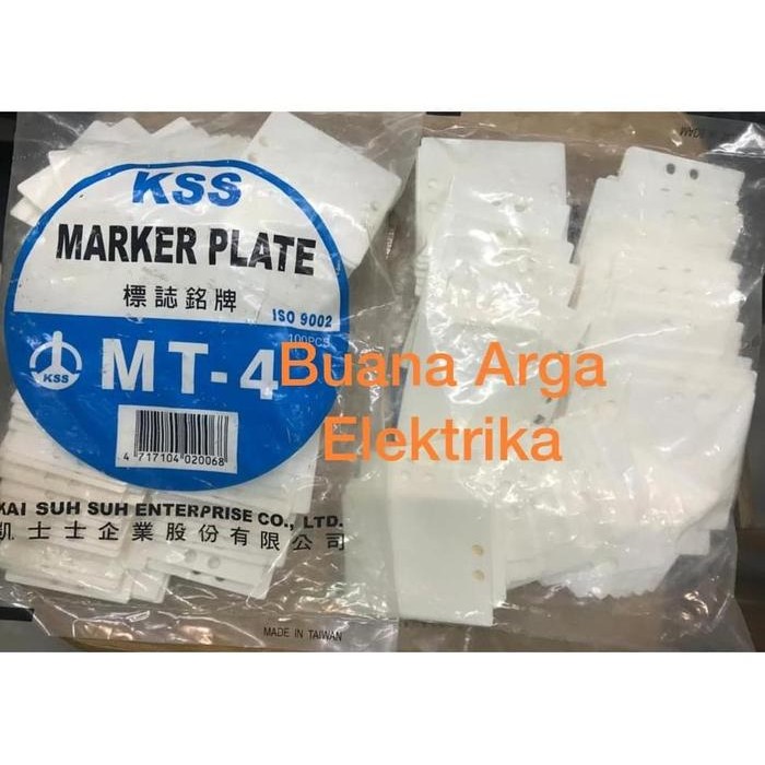 Jual KSS Marker Plate MT-4 / MT 4/ Ukuran 60 x 50 mm | Shopee Indonesia