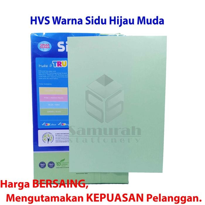 Jual ProsesCPT- Kertas Hvs Sinar Dunia A4 70 Gsm Warna / Kertas Sidu A4 ...