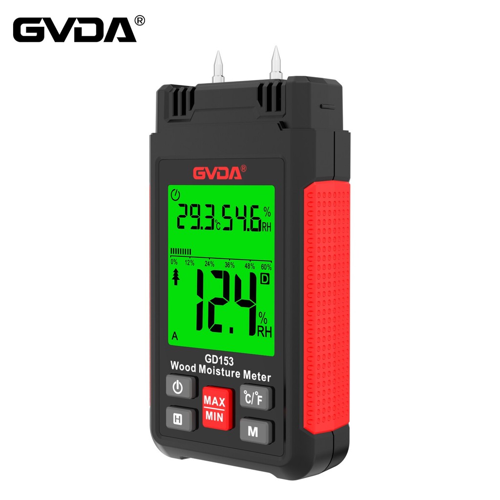 Jual Baru GVDA Digital Wood Moisture Meter Wood Humidity Tester ...