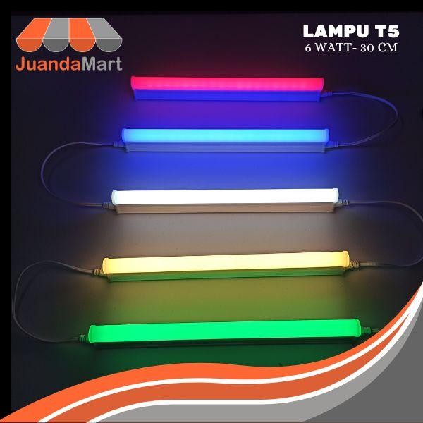 Jual New Lampu TL Neon T5 LED 6W 30cm Tube Warna Warni | Shopee Indonesia