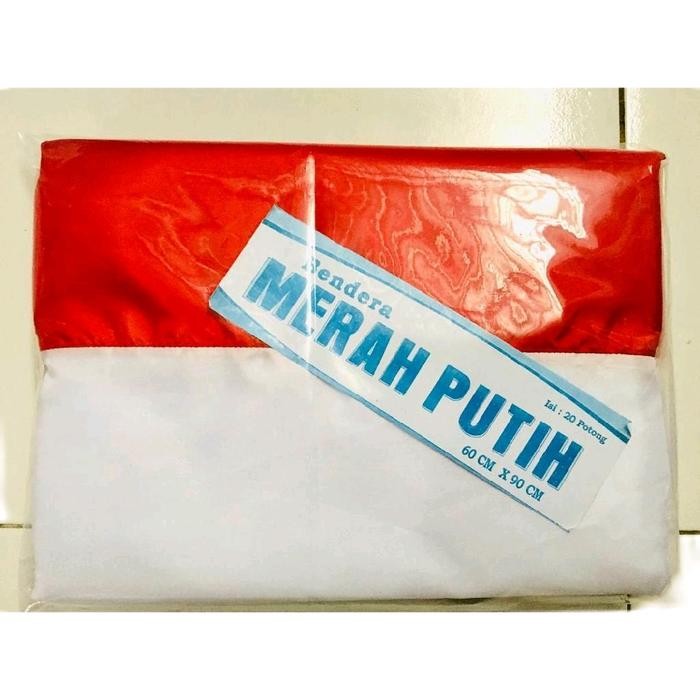 Jual DISKON Bendera Merah Putih 60x90/ Bendera Merah Putih Kain Satin ...