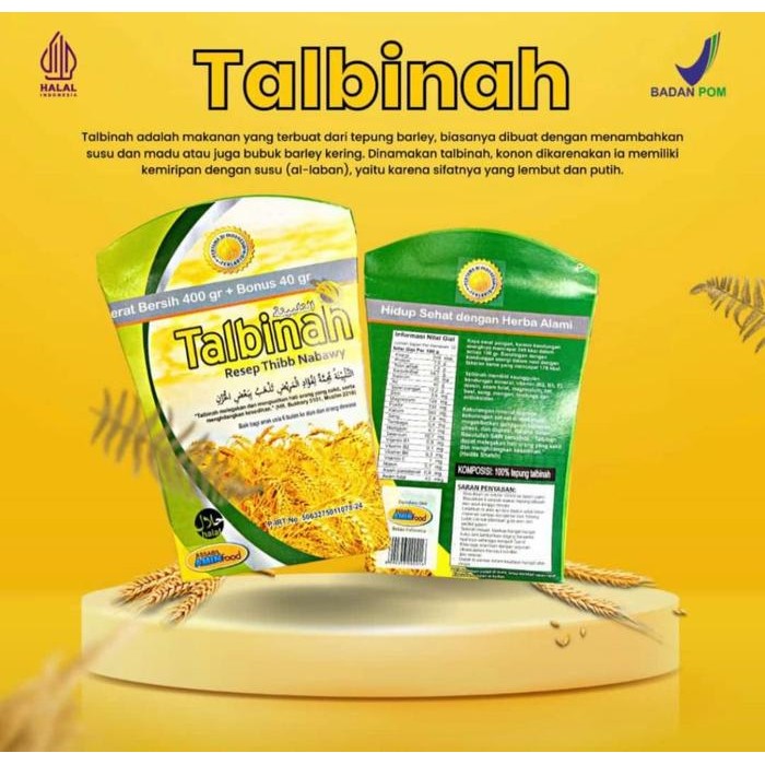 Jual instanChatsaja- Talbinah Tepung Gandum 400Gr Resep Thibb Nabawy ...