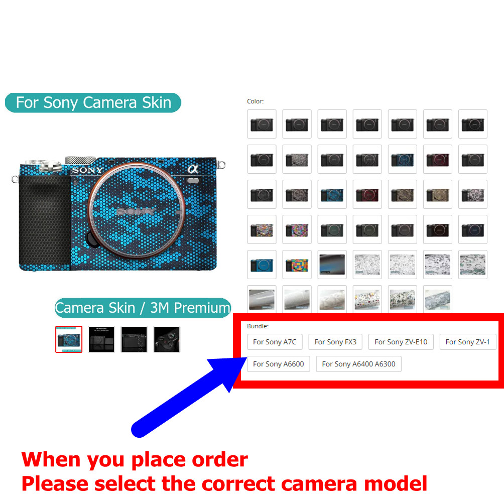 Jual Camera Decal Skin Vinyl Wrap Film Protective Sticker Protector ...