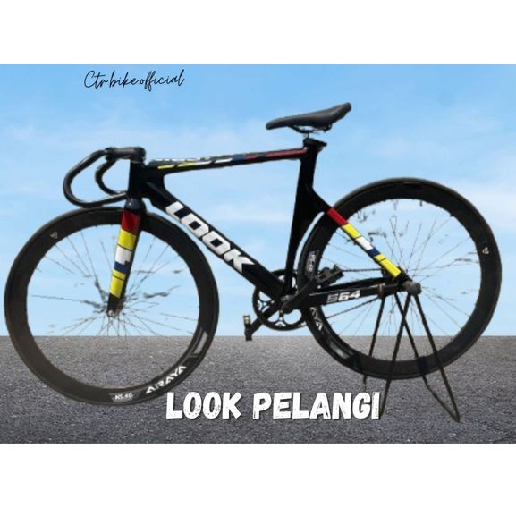 Jual FULLBIKE SEPEDA FIXIE LOOK 496 WARNA PELANGI SIAP PAKAI | Shopee ...