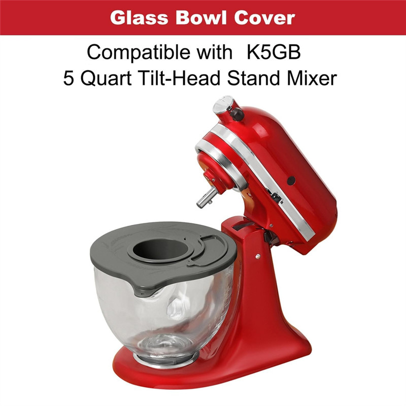 Jual A05G-For Kitchenaid K5GB Splash Guard Glass Bowl Cover For 5 Quart ...