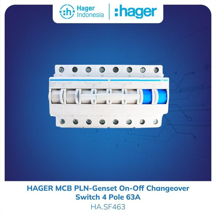 Jual Hager Changeover Switches COS 4P 63a Saklar Genset PLN - SF463 ...