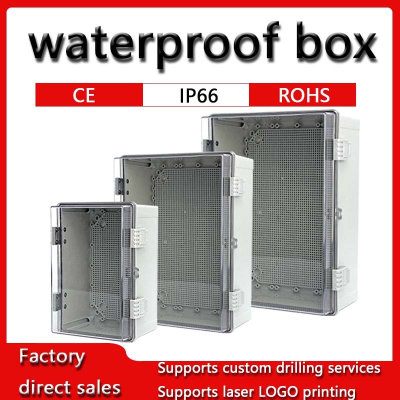 Jual IP66 Waterproof Plastic Enclosure With Hasp Electrical Junction ...