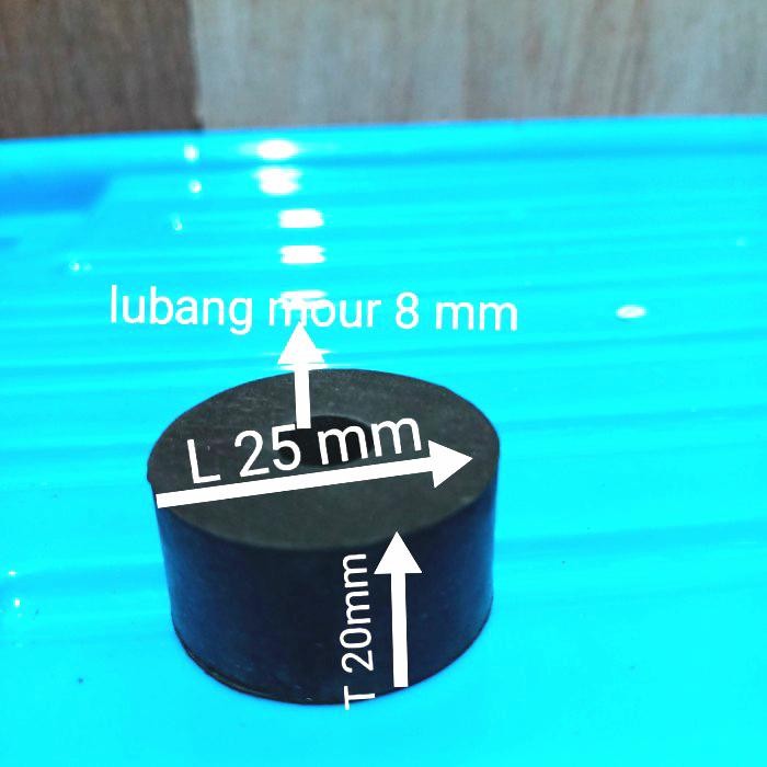 Jual Karet Mounting monting D2,5 x T2cm engine Motorcycle karet Engine ...