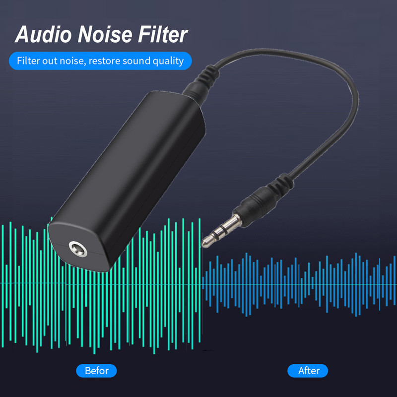 Jual Speaker Line 3.5mm Aux Audio Noise Filter Ground Loop Noise ...