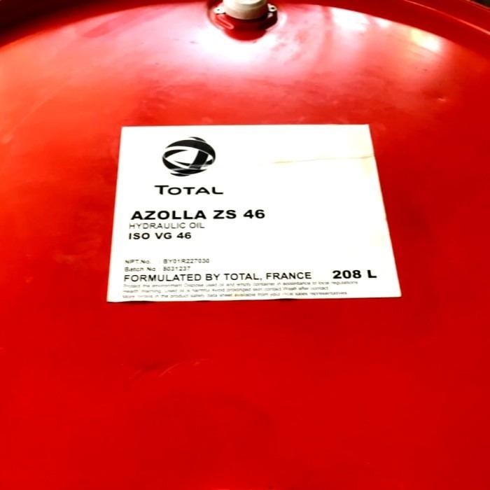 Jual OLI TOTAL AZOLLA ZS 46 ISO VG 46 / 208 LITER | Shopee Indonesia