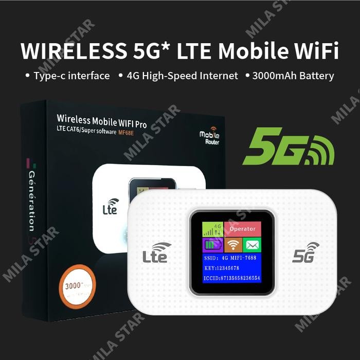 Jual Modem Mifi 4g Portable 350mbps /Baterai 3000mah Daya tahan baterai ...