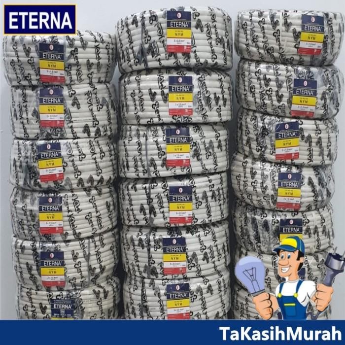 Jual Kabel Nym 2 X 1,5 Mm Cu/Pvc/Pvc Eterna @50 Mtr | Shopee Indonesia