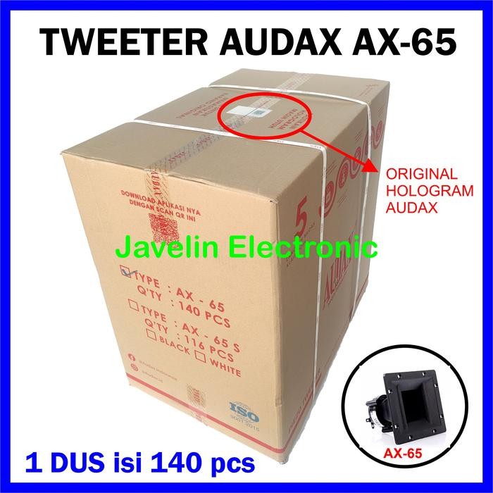 Jual Grosir 1 dus Tweeter Audax Ax 65 / Speaker Audax AX65 | Shopee ...