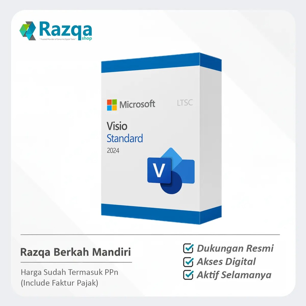Jual Visio LTSC Standard 2024 Original Lisensi Lifetime CSP | Shopee ...