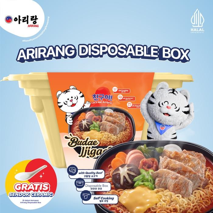 Jual 2os3- Arirang Self Cooking Box Disposable Box Budae Jjigae ...