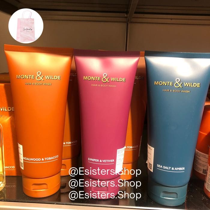 Jual M&S Monte & Wilde Marks Spencer Hair & Body Wash Shower Gel Sabun ...