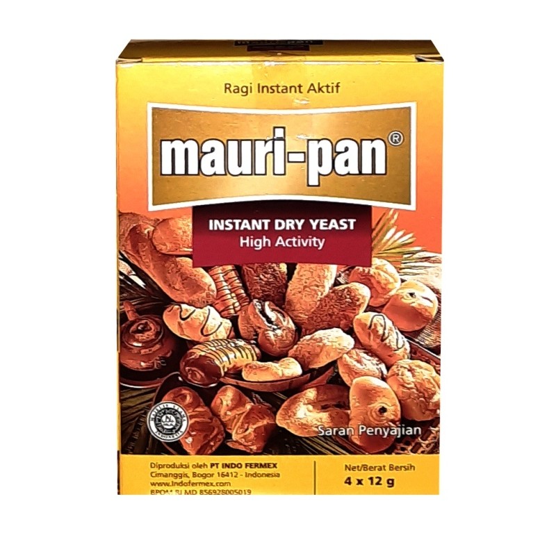Jual S16258 MAURIPAN HIGH ACTIVITY INSTANT DRY RAGI PENGEMBANG 4X12GR ...