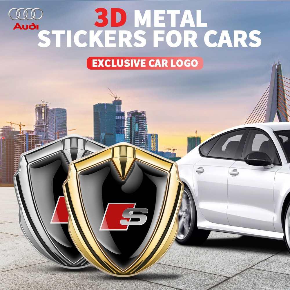 Jual IMPORT 3D Metal Logo S Emblem Car Body Fender Badge Stickers ...
