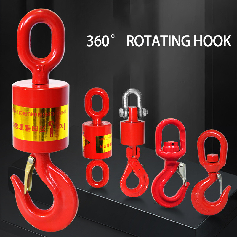 Jual Baru 1/2/3/5Ton 360 Degree Oilfield Swivel Hook Universal Pendant ...