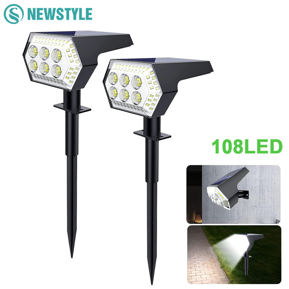 Jual 108 LED Outdoor Solar Lights Solar Landscape Spot Lights ...
