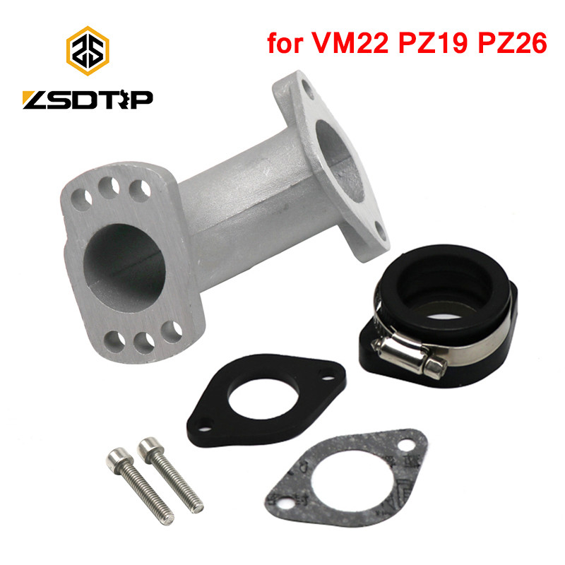 Jual ZSDTRP Intake Manifold Carburetor Rubber Mainfold Adapter Inlet ...